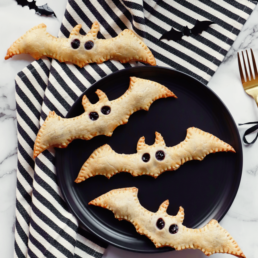 Blueberry Bat Pies - Paint Me Pink